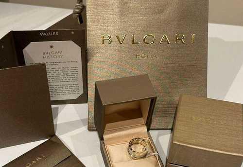 Золотое кольцо bulgari zero 585 пробы
