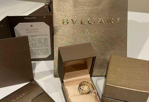 Золотое кольцо bulgari zero 585 пробы