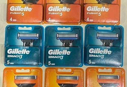 Лезвия для бритья gillette mach 3