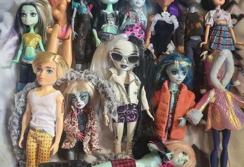 Куклы Monster High, Bratz, Rainbow High, Barbie