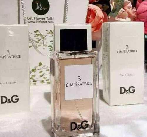 Dolce gabbana 3 l imperatrice 100 мл Духи