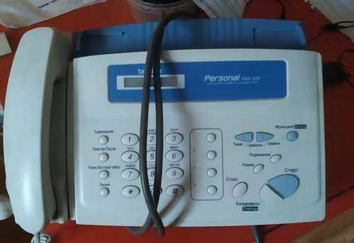 Факс brother fax-236 и ещё 3 радиотелефона
