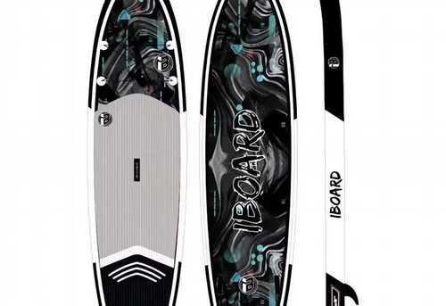 Iboard 11' black waves Sup board Сап доска