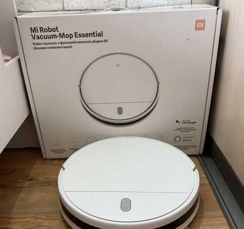 Робот пылесос xiaomi mi robot vacuum mop essential