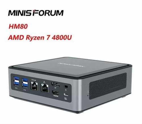 Minisforum HM80 AMD Ryzen 7 4800U мини пк/16/256