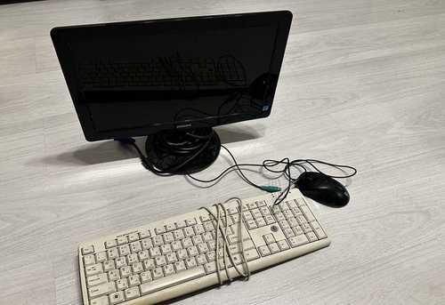 Монитор Philips 166VL с мышкой и клавиатурой