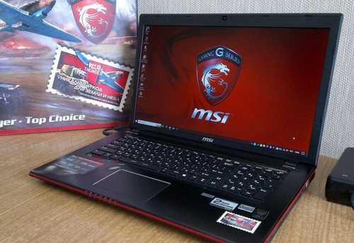 MSI 17,3", Core i7-4710HQ, GTX 860M, SSD+HDD, 8Gb