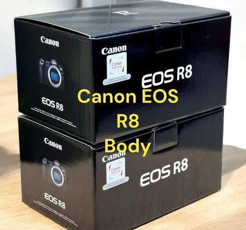 Canon EOS R8 body, Новый-гарантия, русское меню