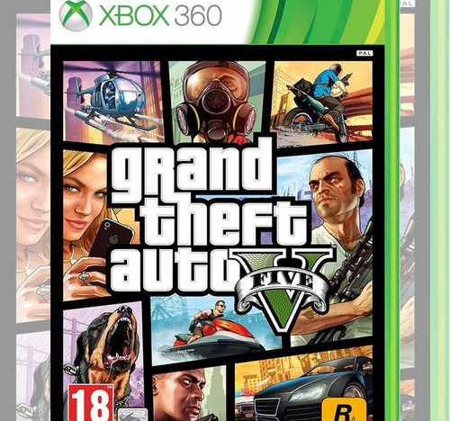 Grand Theft Auto V (GTA 5) Xbox 360, русские субтитры