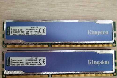 Оперативная память DDR3 4GB (2GB+2GB) / Kingston