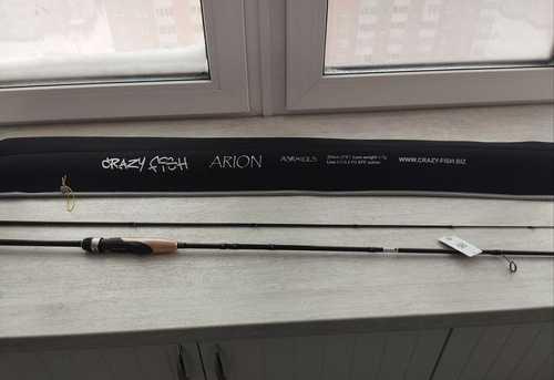 Спиннинг crazy fish arion asr 742uls 1-7g (новый)