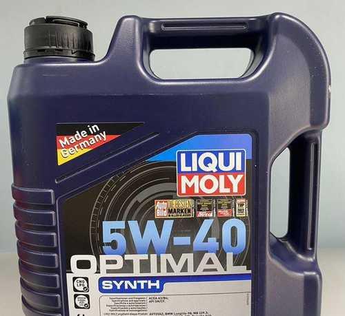 Масло моторное Liqui moly Optimal Synth 5W40