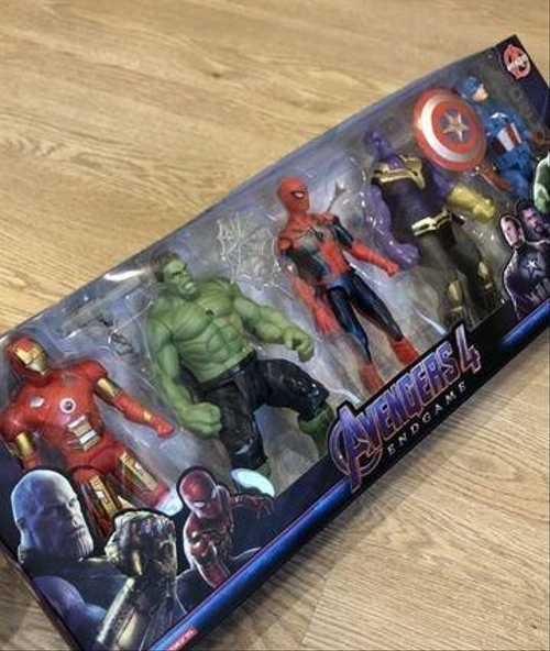 Супергерои Набор Мстители Марвел Танос Халк
