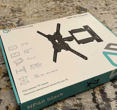 Кронштейн для тв onkron NP40 черный