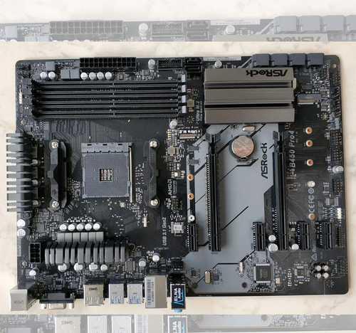 Материнская плата b450 pro4 asrock