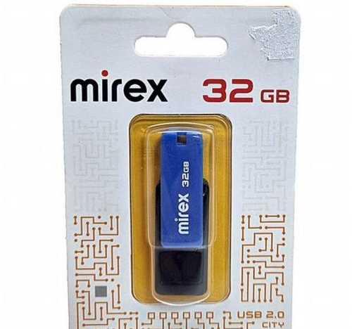 Флеш-накопитель USB 2.0 32GB mirex city blue 1360