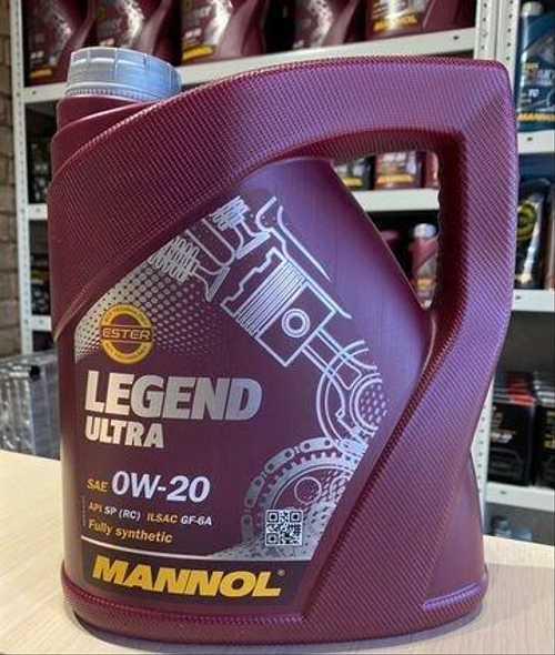Масло моторное 0W20 Mannol Legend Ultra Ester