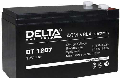 Аккумулятор Delta DT 1207 7 а/ч