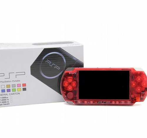 Sony PSP 2006 Прозрачно-Красная New