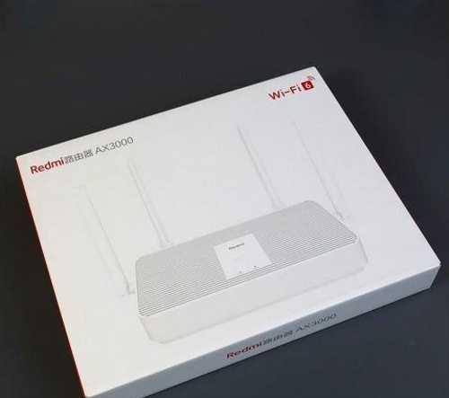 Роутер Xiaomi Redmi AX3000 (RA81) - Wi-Fi 6, mesh