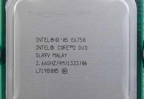 Процессор Core 2 Duo E6750 2,66ghz 1333mhz