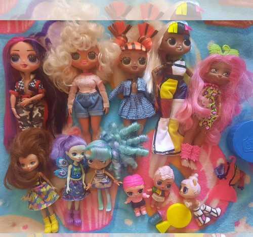 Куклы лол omg,enchantimals, shopkins пакетом