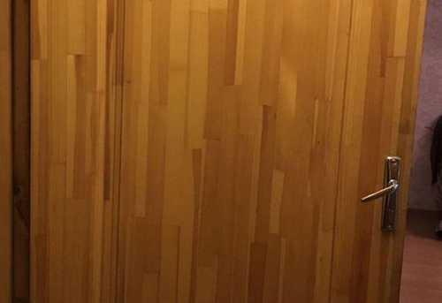 Дверь деревянная из массива 900 x1950