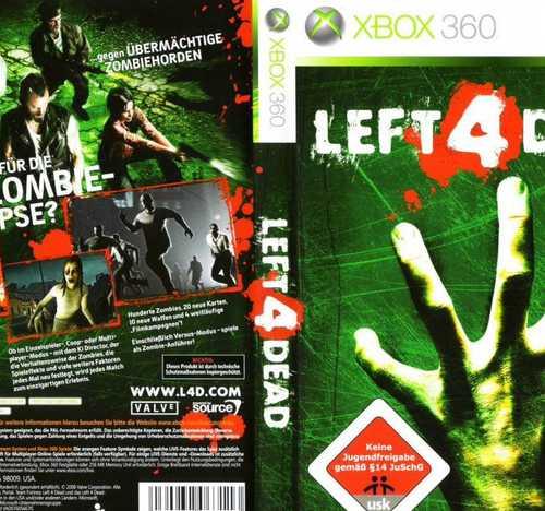 Игра Left 4 Dead (xbox360) Русская озвучка