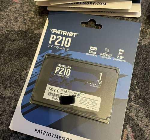 Накопитель SSD 1TB Patriot P210S1TB25