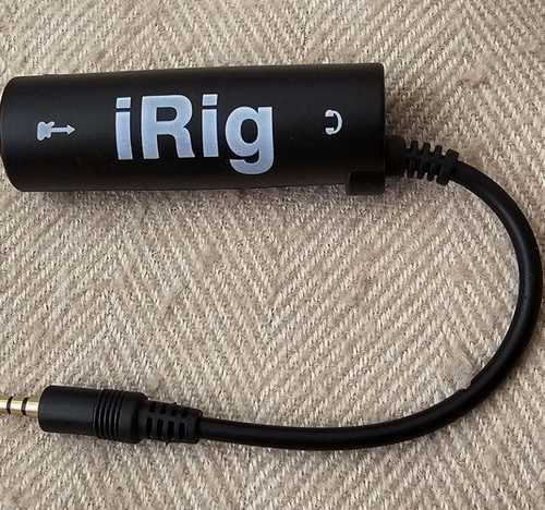 Переходник Irig для подключения гитары к Apple