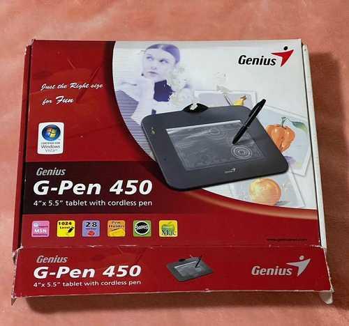 Планшет Графический Genius G-pen 4"x5,5" + стилус