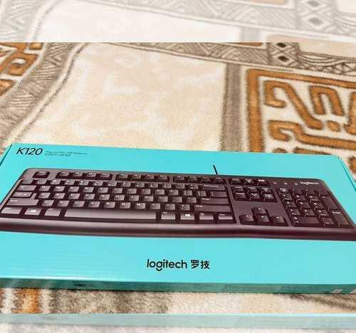 Клавиатура Logitech K120 for business черная USB