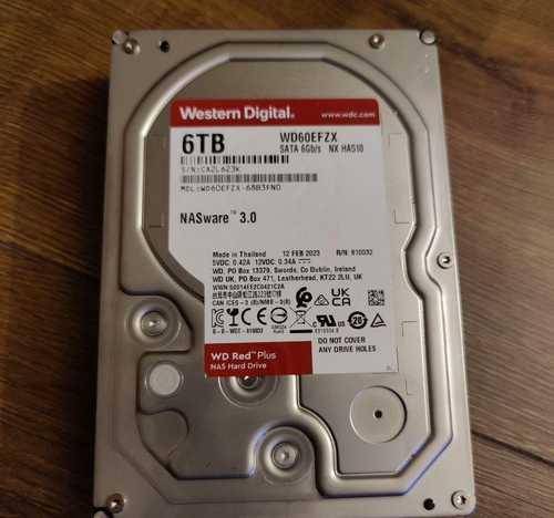 Жесткий диск wd red 6Tb