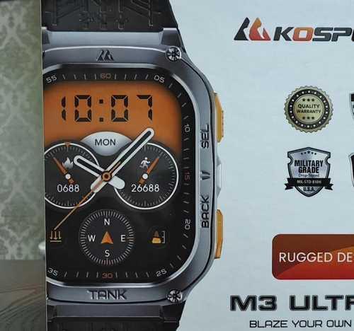 Смарт часы Kospet Tank M3 Ultra gps