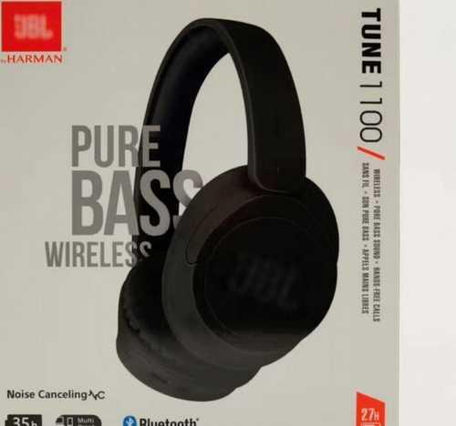 Беспроводные наушники JBL tune 1100 (черные)