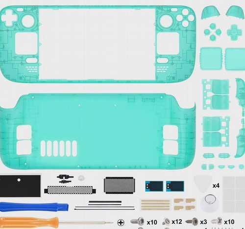 EXtremeRate Корпус для Steam Deck oled Emerald Green