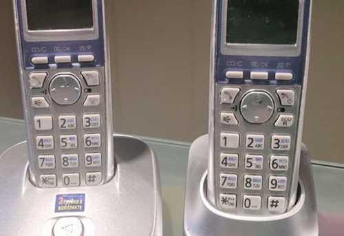 Радиотелефон 2 трубки в комплекте Panasonic