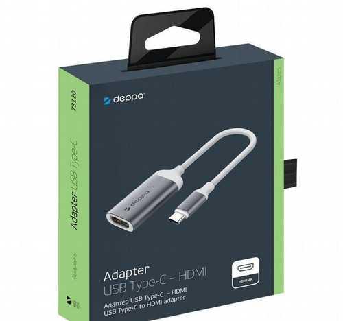 Адаптер Deppa 73120 USB Type-C to hdmi