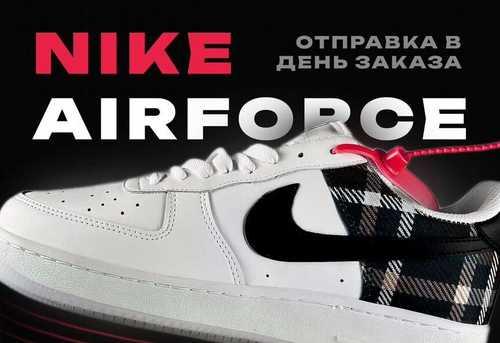 Кроссовки Nike Air Force 1 white (белые) z-7234