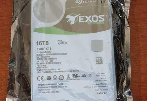 Новый HDD Seagate Exos X18 16тб 2023 в наличии