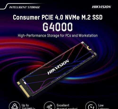 SSD NVMe M.2 2280 Hikvision G4000 1TB (1024GB)