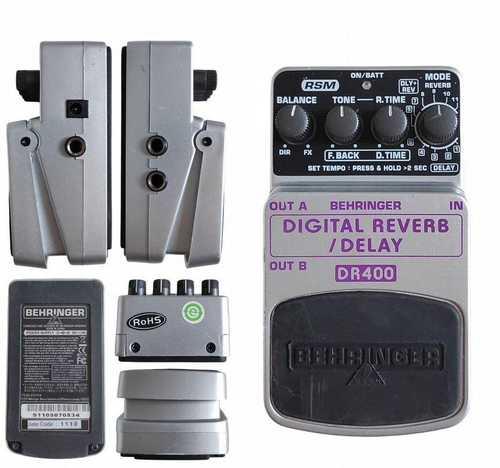 Педаль Behringer DR400 Digital Reverb/Delay