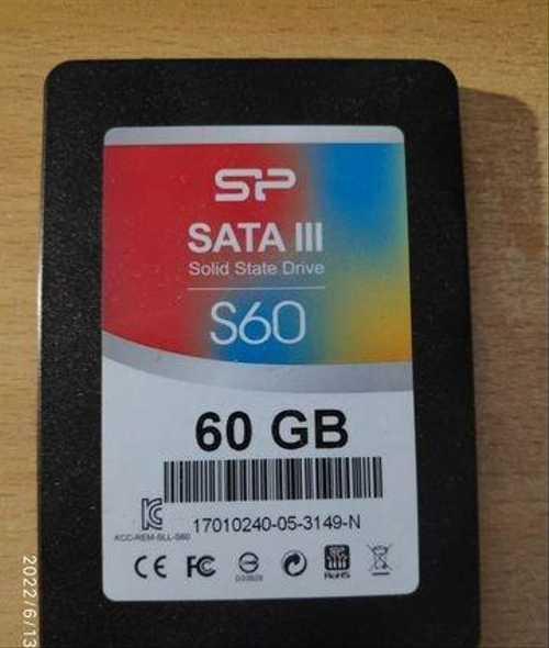 SSD 2.5'' 60 GB Silicon Power S60