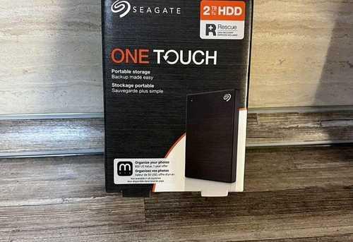 Новый внешний жесткий диск Seagate One Touch 2тб
