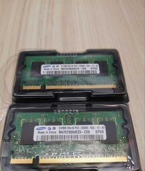 Samsung m470t6554ez3 DDR2 512MB SO-dimm