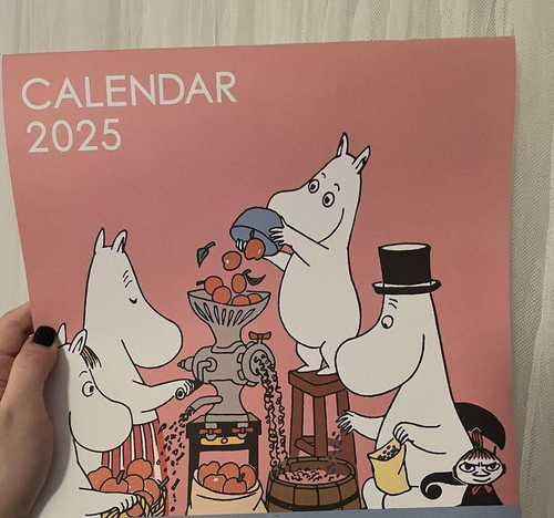 Календарь 2025 Moomin Японско-английский