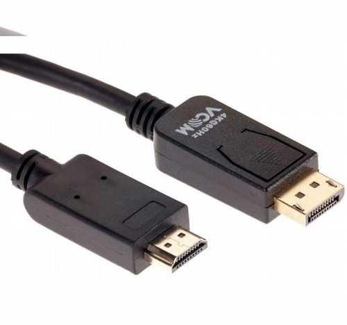 Кабель DisplayPort hdmi (M/M) vcom 1.8 метра 4K 60