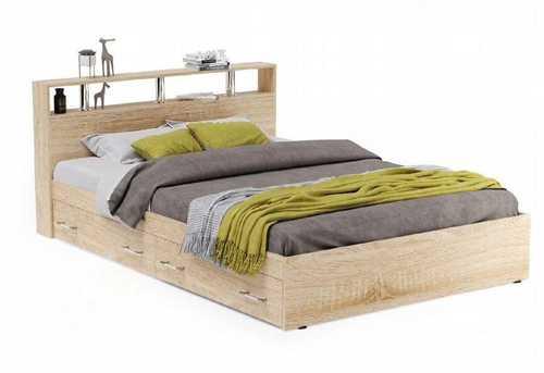 Кровать с матрасом двуспальная 140, 160, 180 см