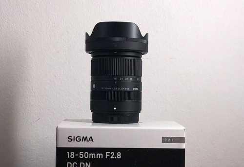 Sigma AF 18-50mm f/2.8 DC DN Fuji X-Mount