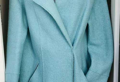 Женское пальто, облегченное, шерсть/вискоза